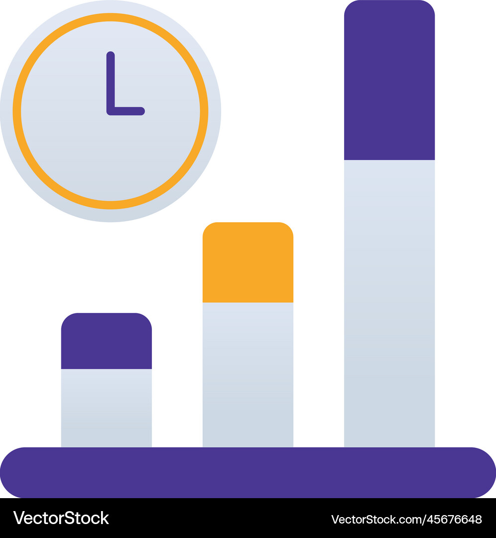 Process business management icon with purple Vector Image