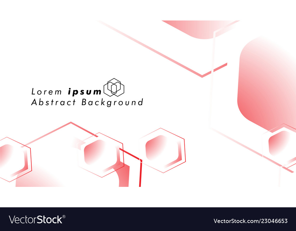 Abstract background concepts of hexagon shapes Vector Image