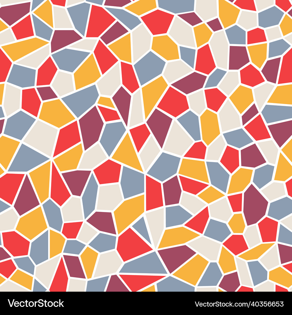 Background mosaic geometric stained glass Vector Image