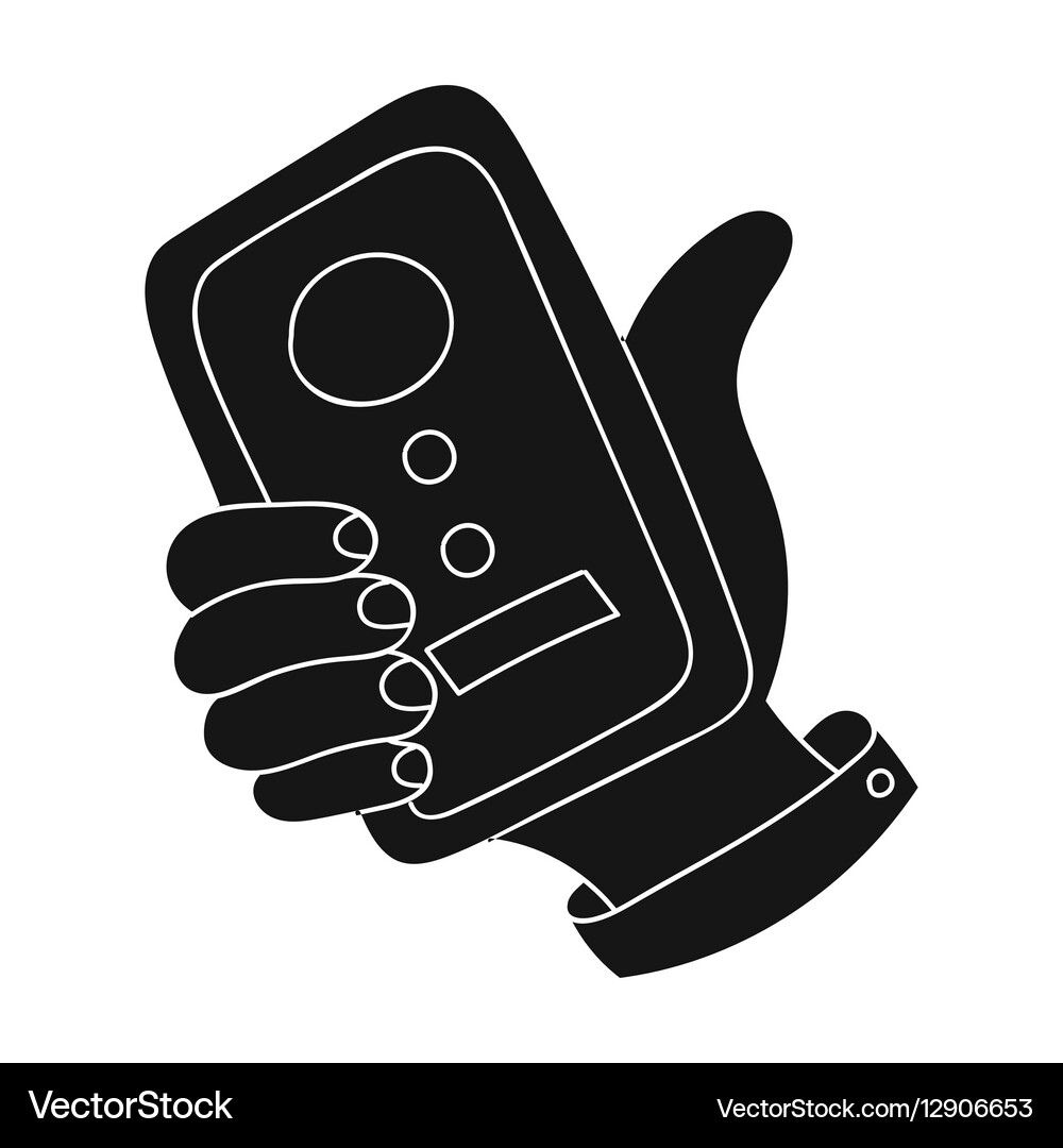 Call conference icon in black style isolated Vector Image