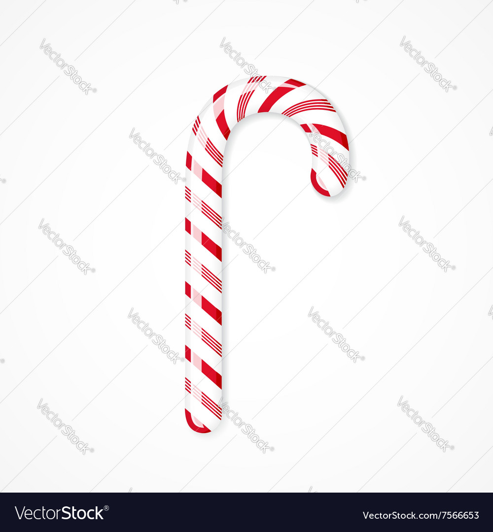 Candy Cane Royalty Free Vector Image - VectorStock