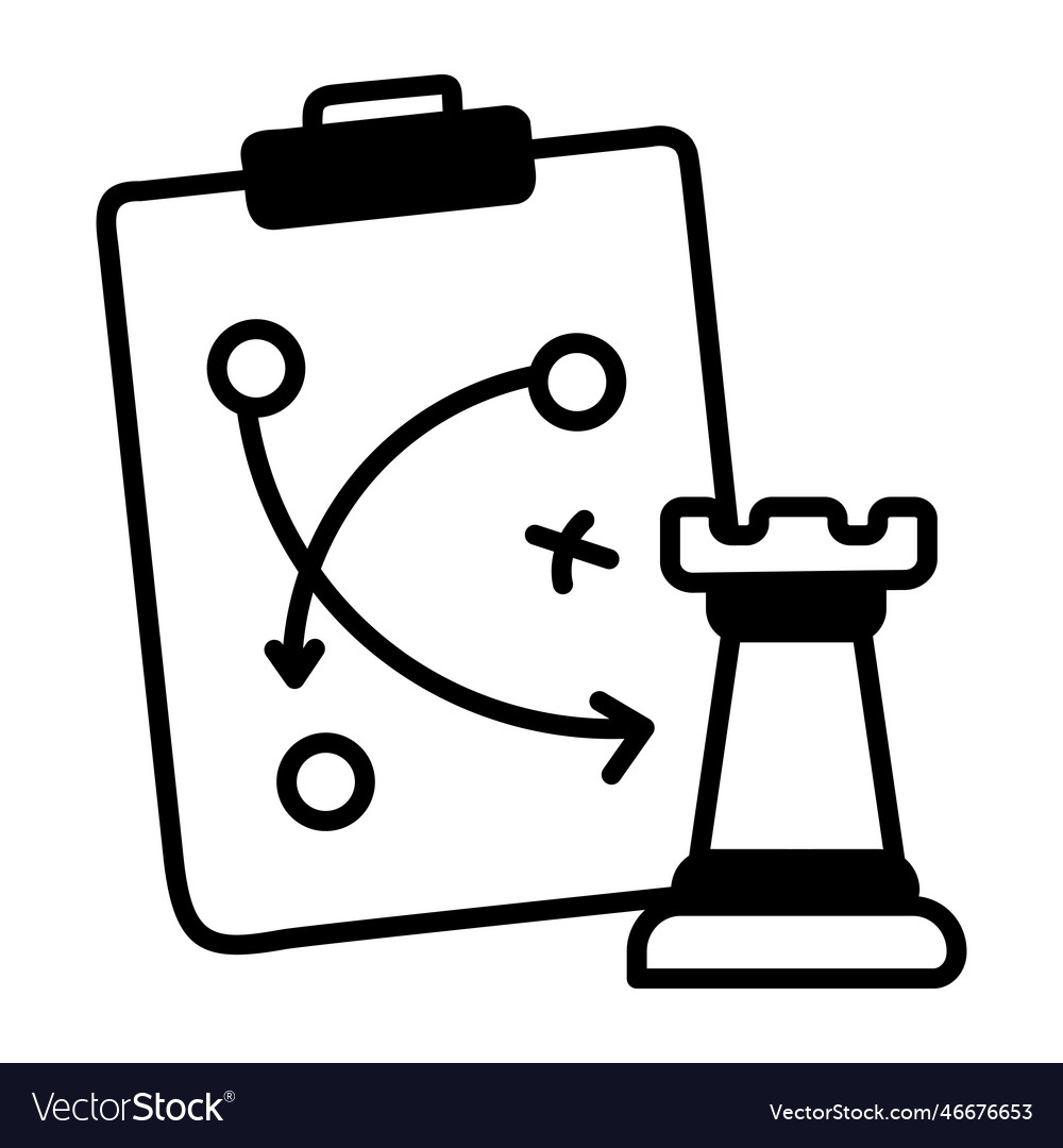 Game strategy Royalty Free Vector Image - VectorStock