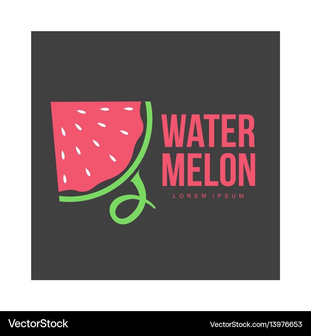 Logo template with side view of stylized Vector Image