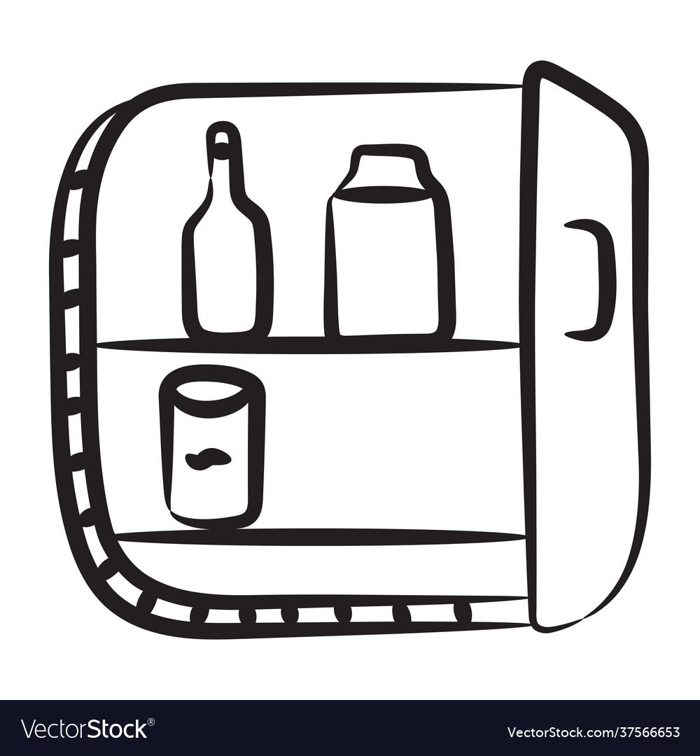 Mini bar Royalty Free Vector Image - VectorStock