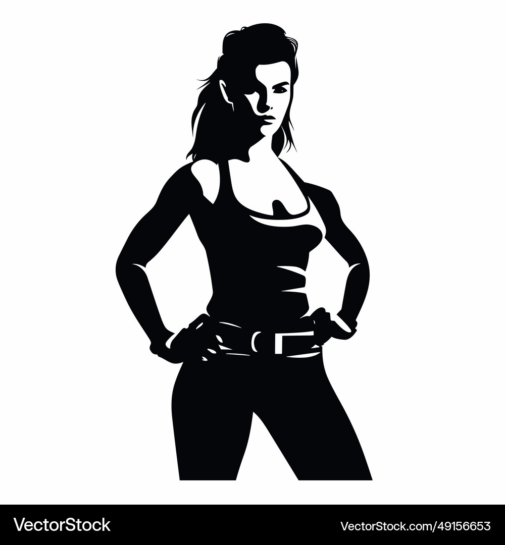 Mma fighter black icon on white background Vector Image