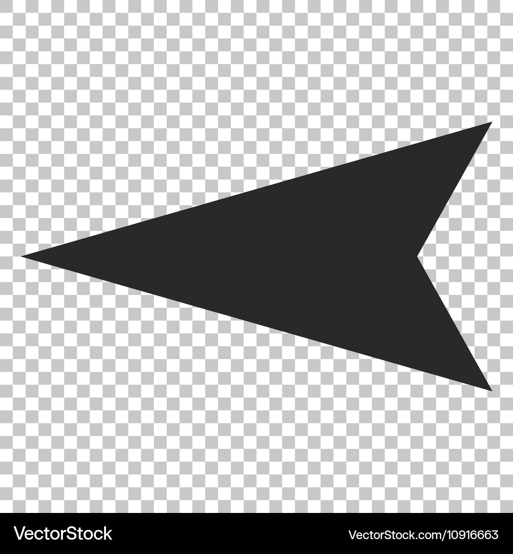 Arrowhead left icon Royalty Free Vector Image - VectorStock