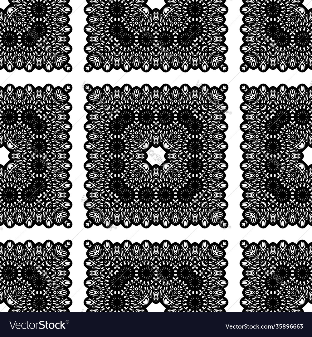 Design seamless decorative lacy pattern Royalty Free Vector