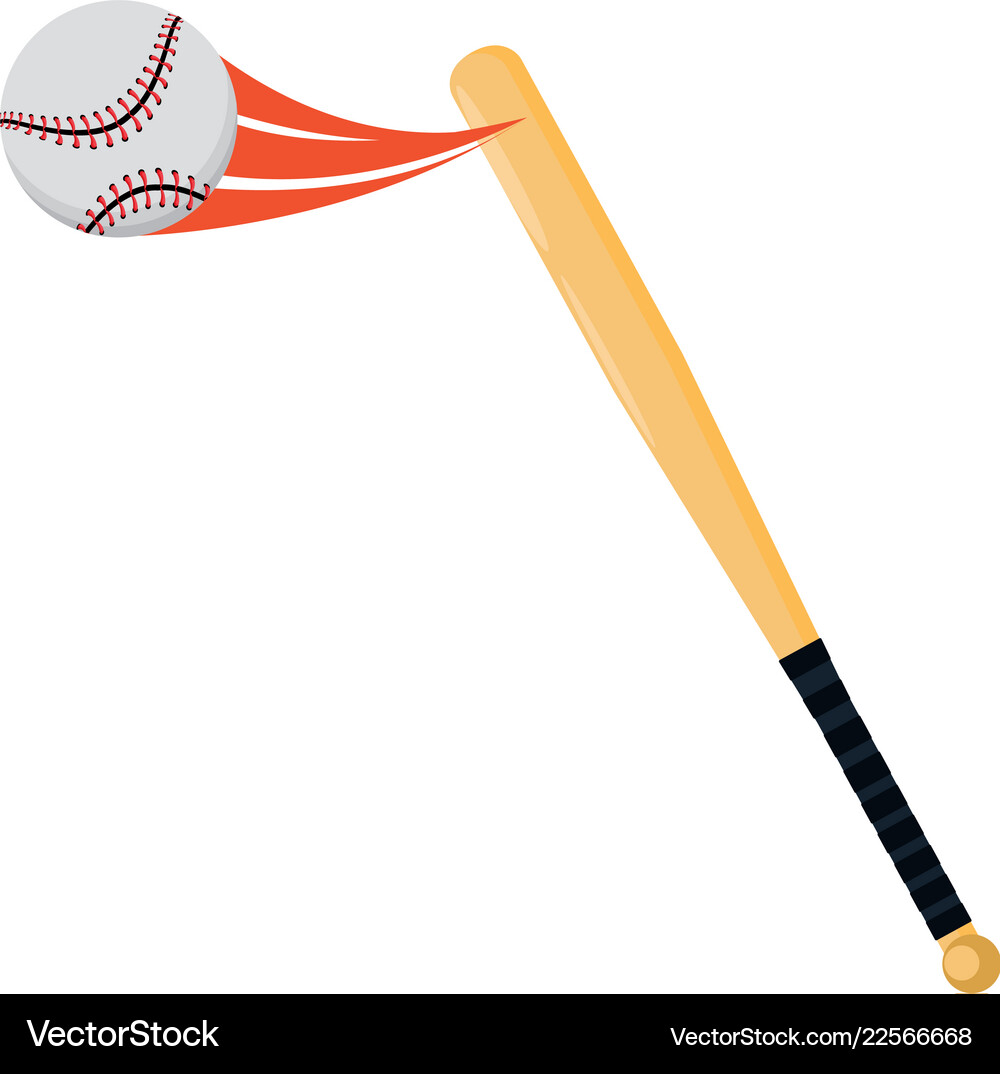 Baseball equipment cartoon Royalty Free Vector Image