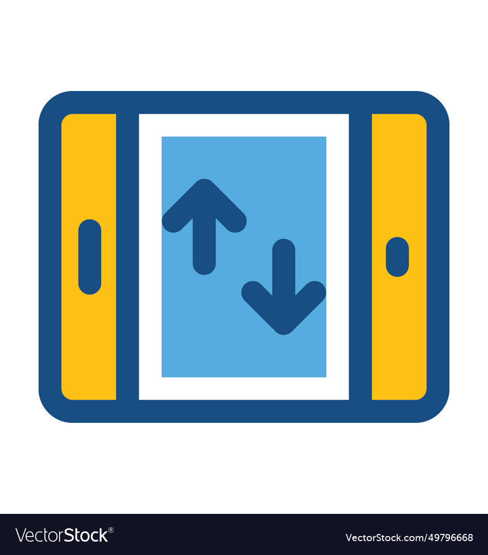 Data communication colored icon Royalty Free Vector Image