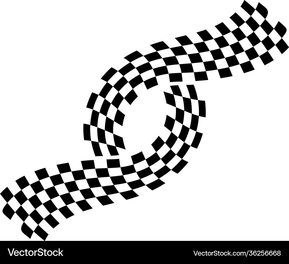 Race flag icon logo design icon symbol template Vector Image