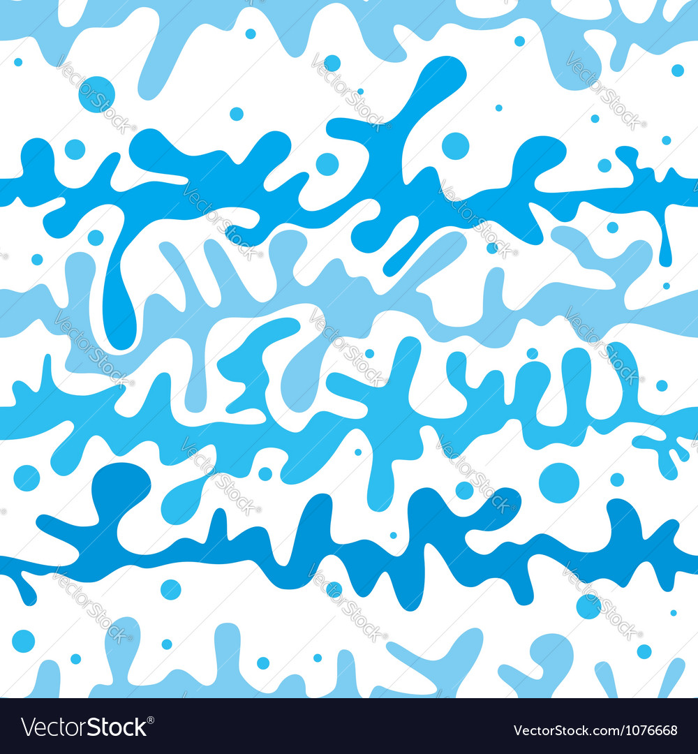 Seamless abstract pattern waves background Vector Image