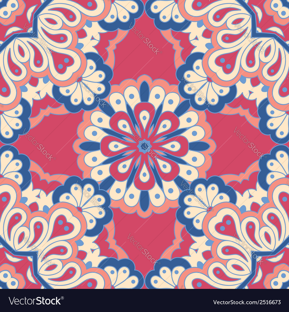 Arabesque seamless pattern Royalty Free Vector Image