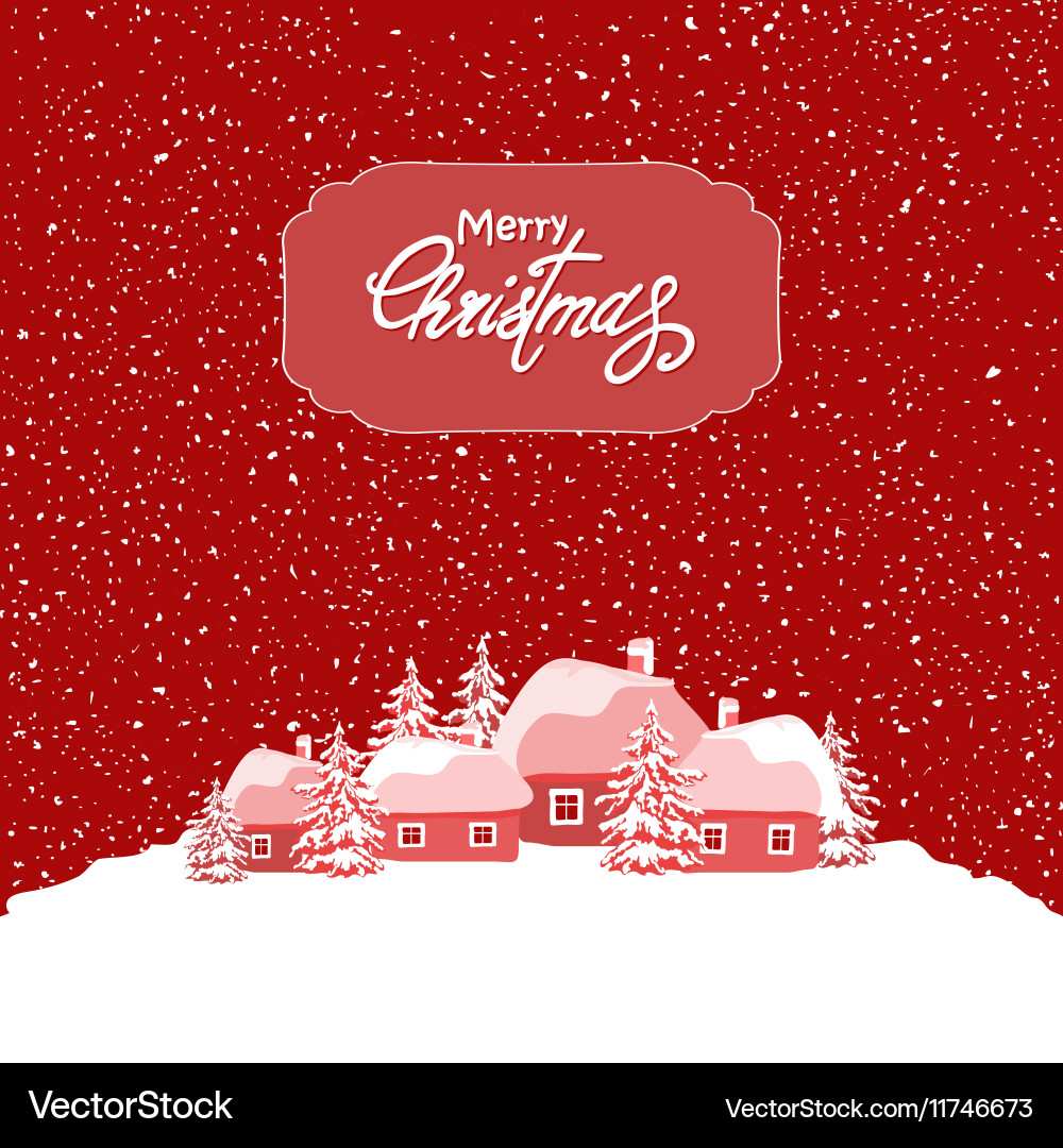Holiday christmas card Royalty Free Vector Image