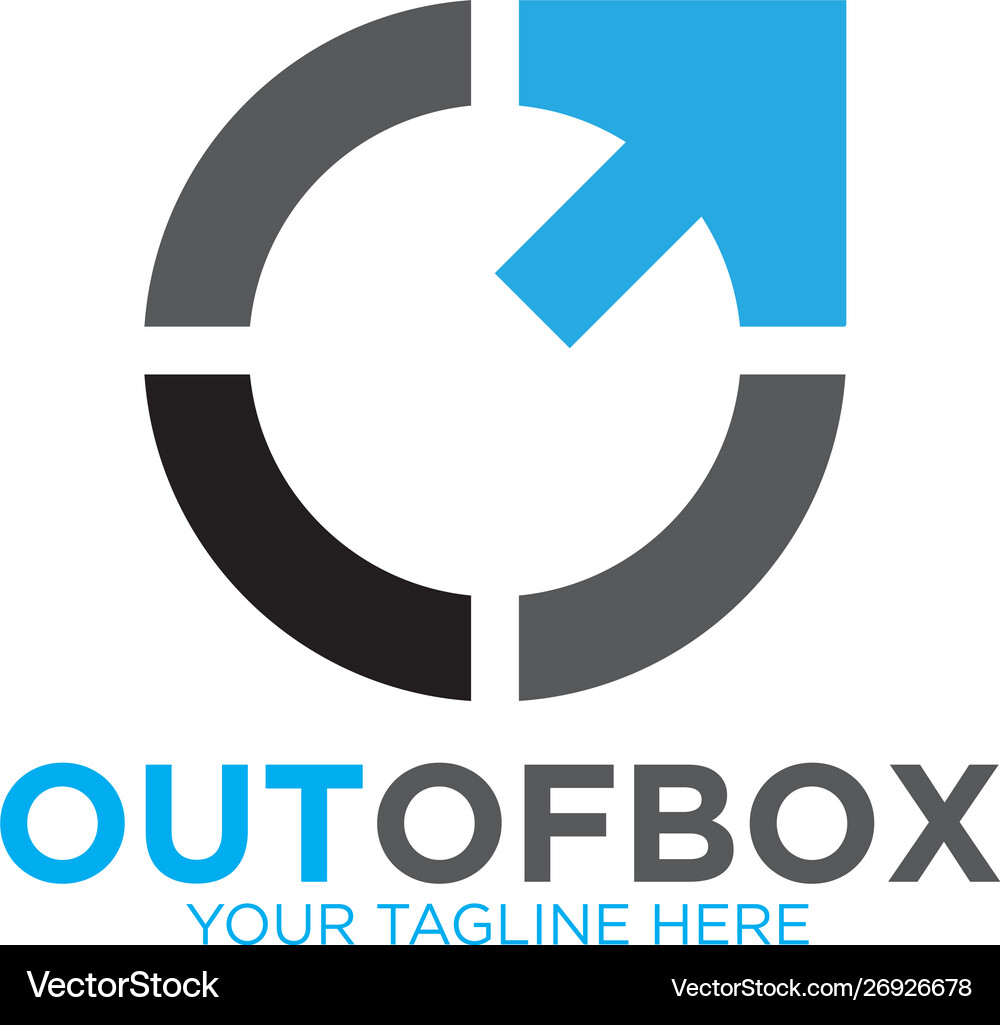 Business Point Logo Designs modern Lizenzfreies Vektorbild