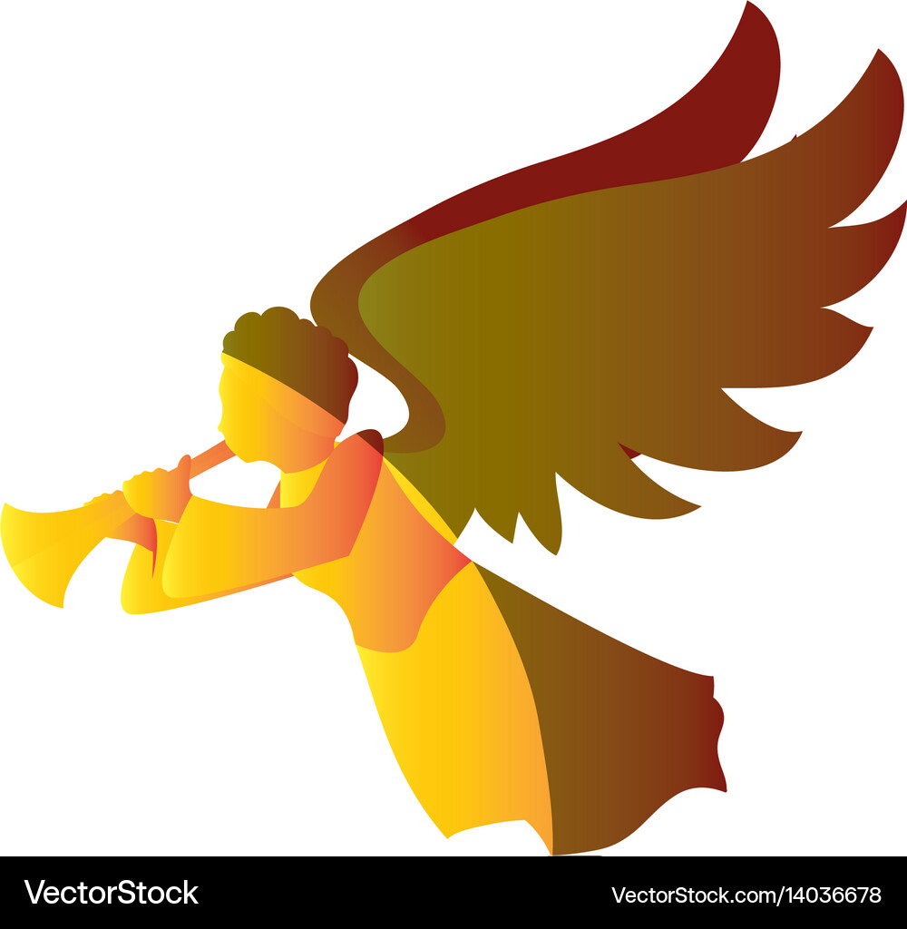 Holy spiritual angel Royalty Free Vector Image