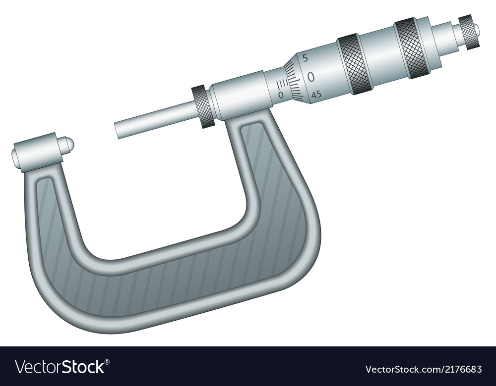 Micrometer Royalty Free Vector Image - VectorStock