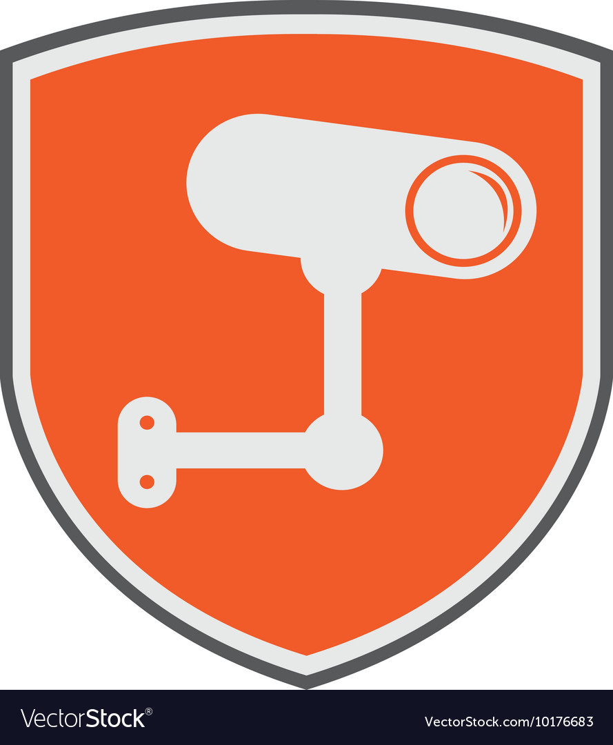 Shield security system isolated icon Royalty Free Vector