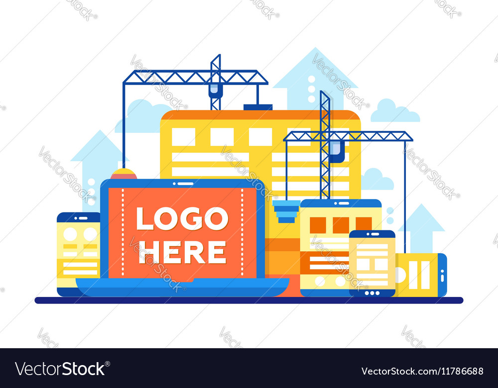 Programming tools - flat design Royalty Free Vector Image