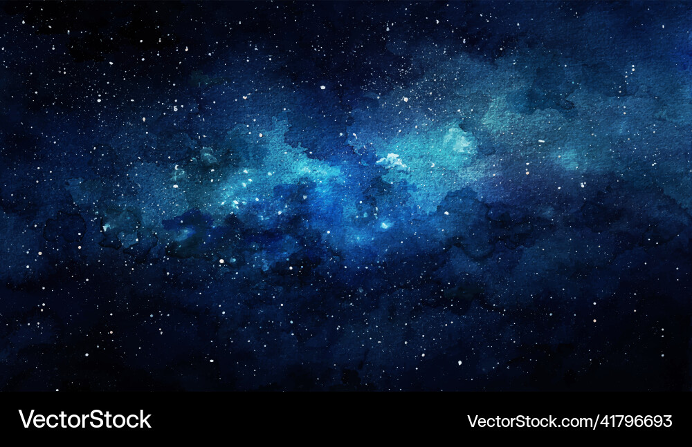Cosmic beautiful colorful space background Vector Image