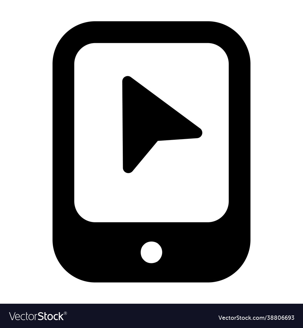 Mobile navigation Royalty Free Vector Image - VectorStock