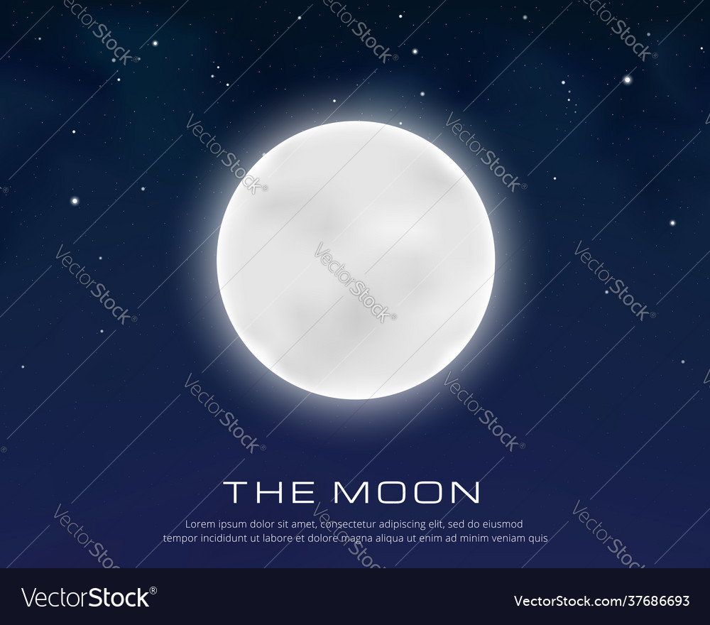 Moon Royalty Free Vector Image - VectorStock
