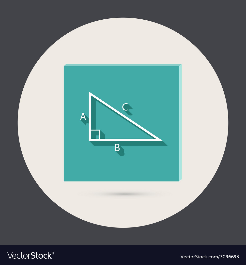 Triangle math Royalty Free Vector Image - VectorStock