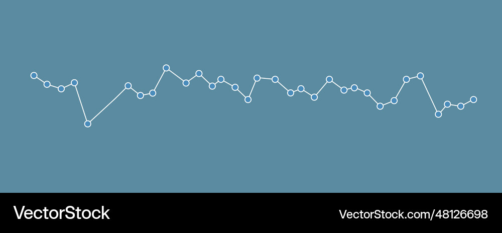 Business graph chart moving up the scores Vector Image