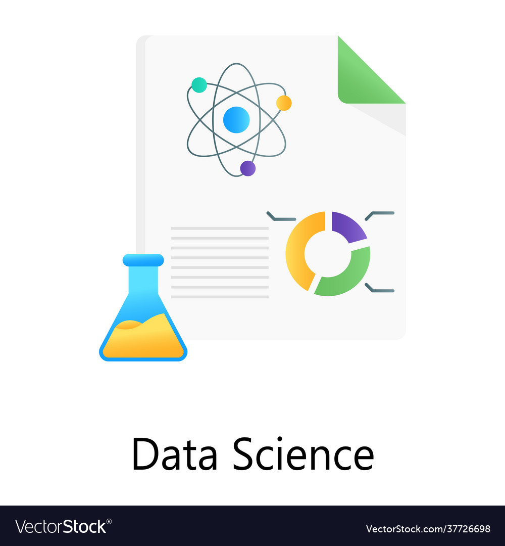 Data science Royalty Free Vector Image - VectorStock