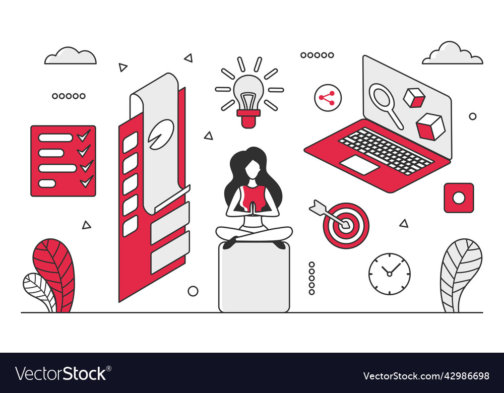 Manager report session Royalty Free Vector Image