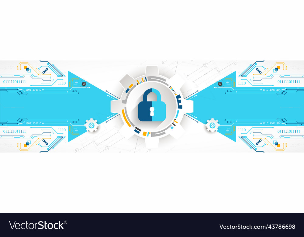 Protection background technology security encode Vector Image