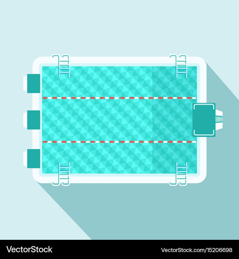 Sport swimming pool Royalty Free Vector Image - VectorStock