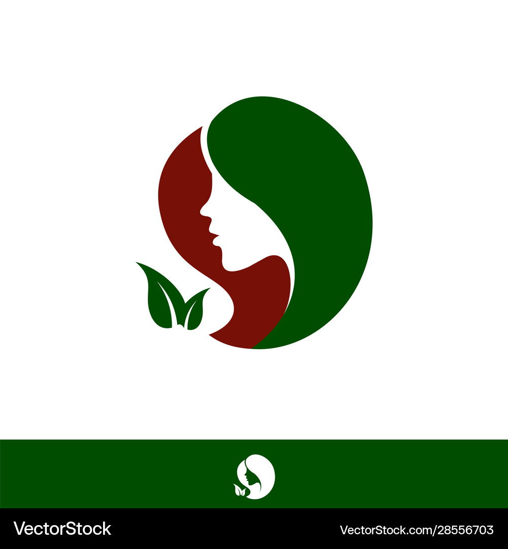 Women beautiful - logo concept Royalty Free Vector Image