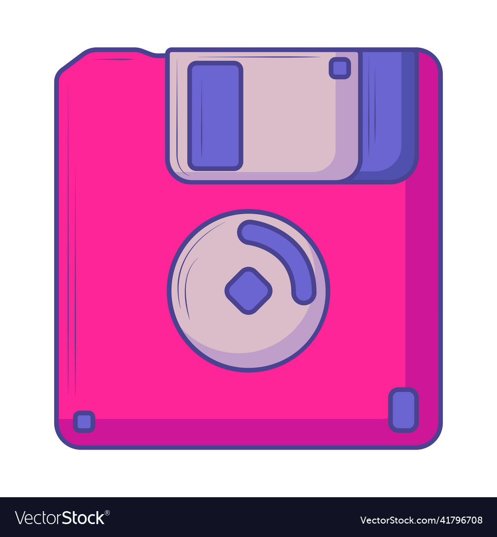 Floppy disk drive Royalty Free Vector Image - VectorStock