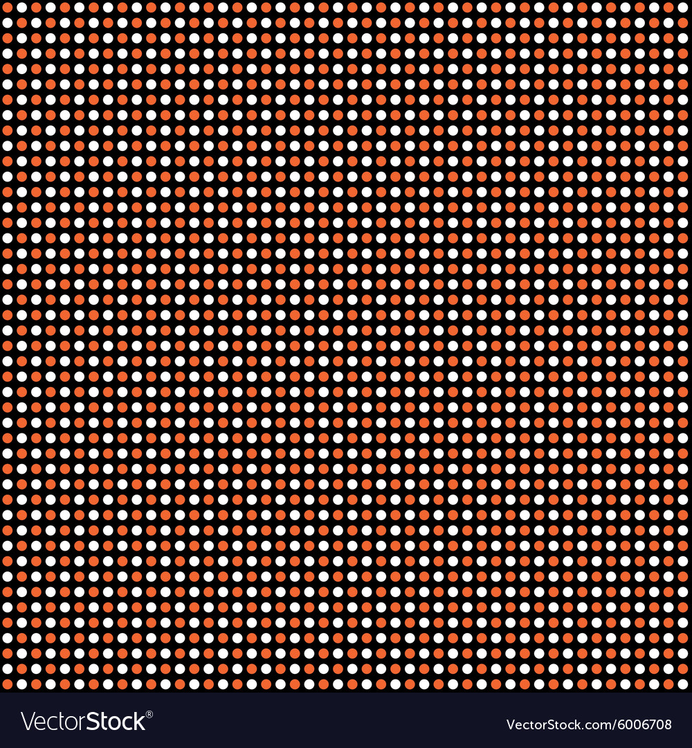 Halloween dot pattern Royalty Free Vector Image