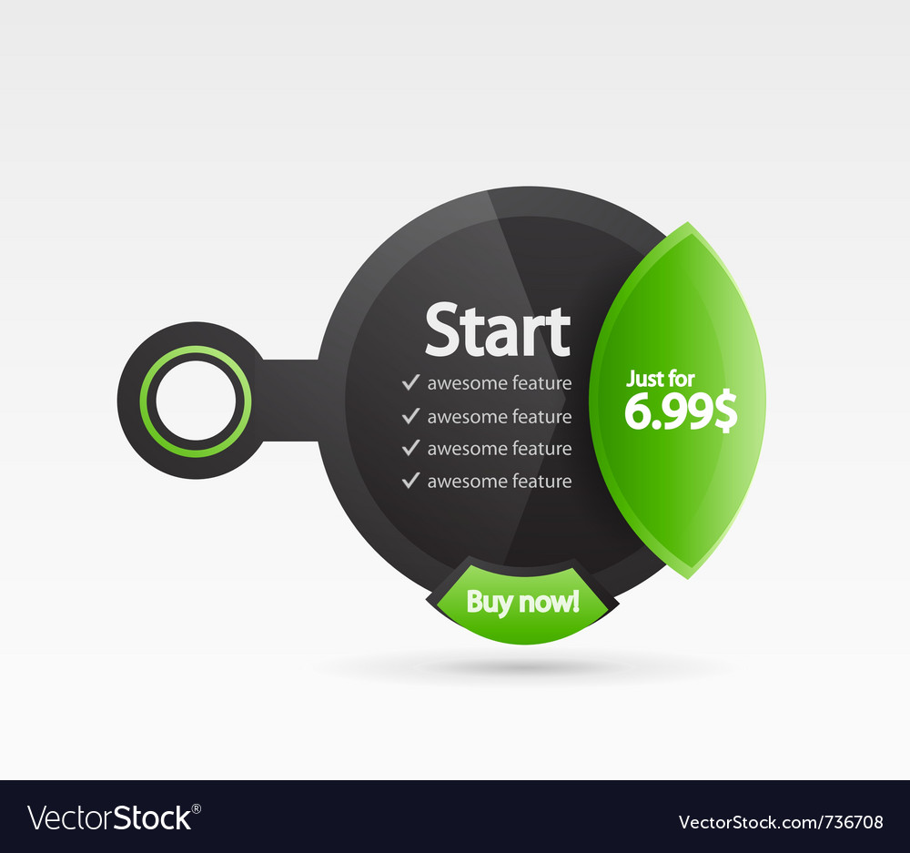 Modern web box Royalty Free Vector Image - VectorStock