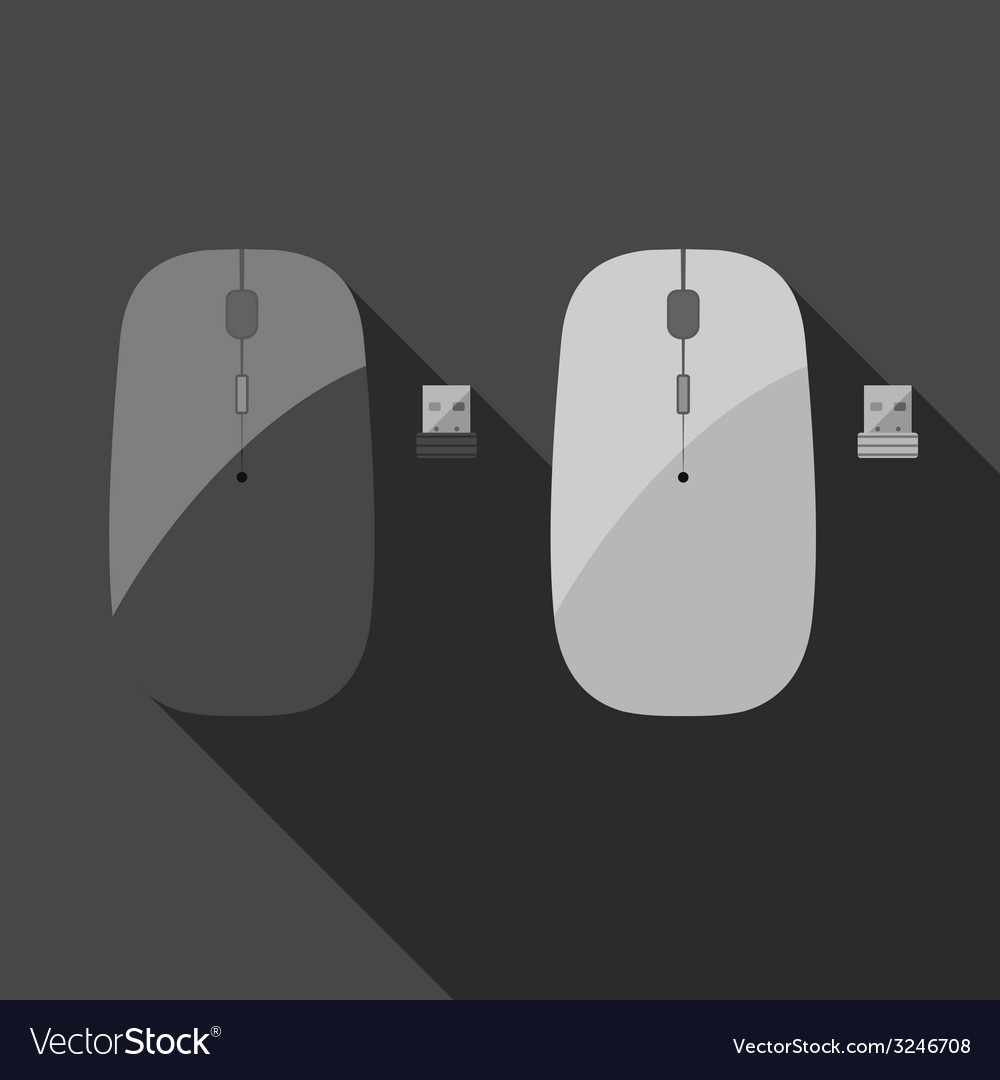 Realistic computer mouse Royalty Free Vector Image