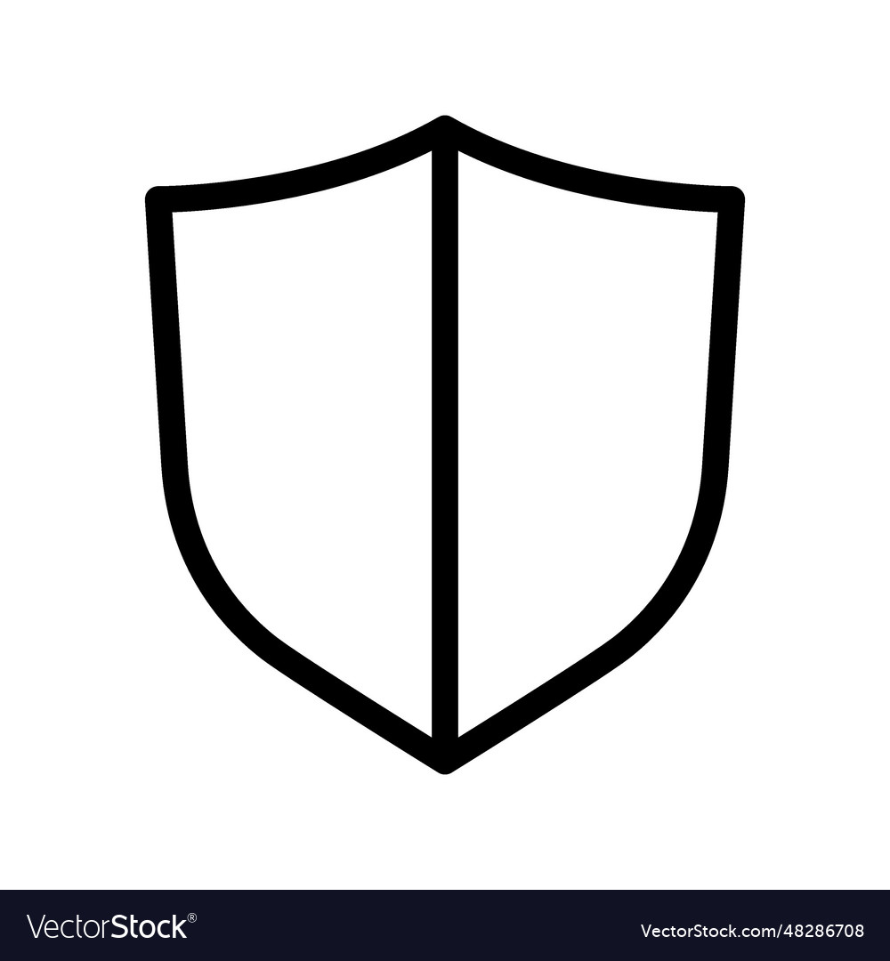 Shield icon Royalty Free Vector Image - VectorStock