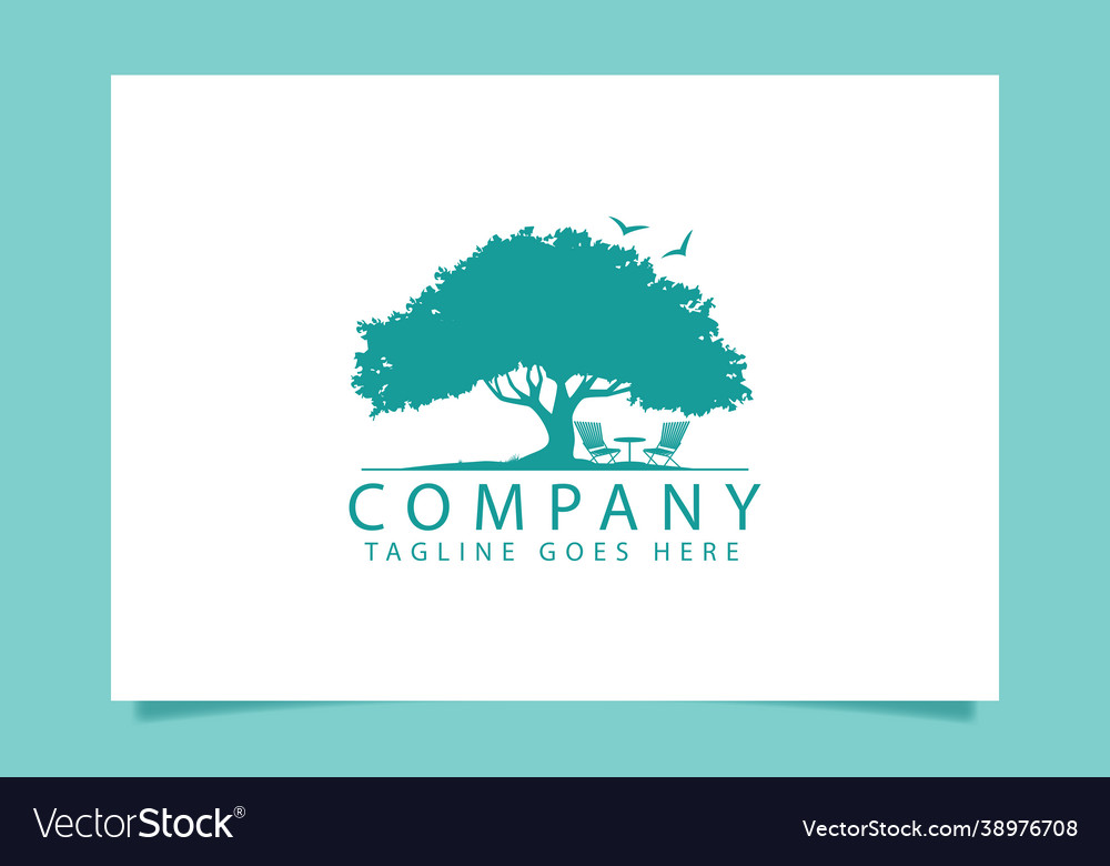 Simple tree logo Royalty Free Vector Image - VectorStock