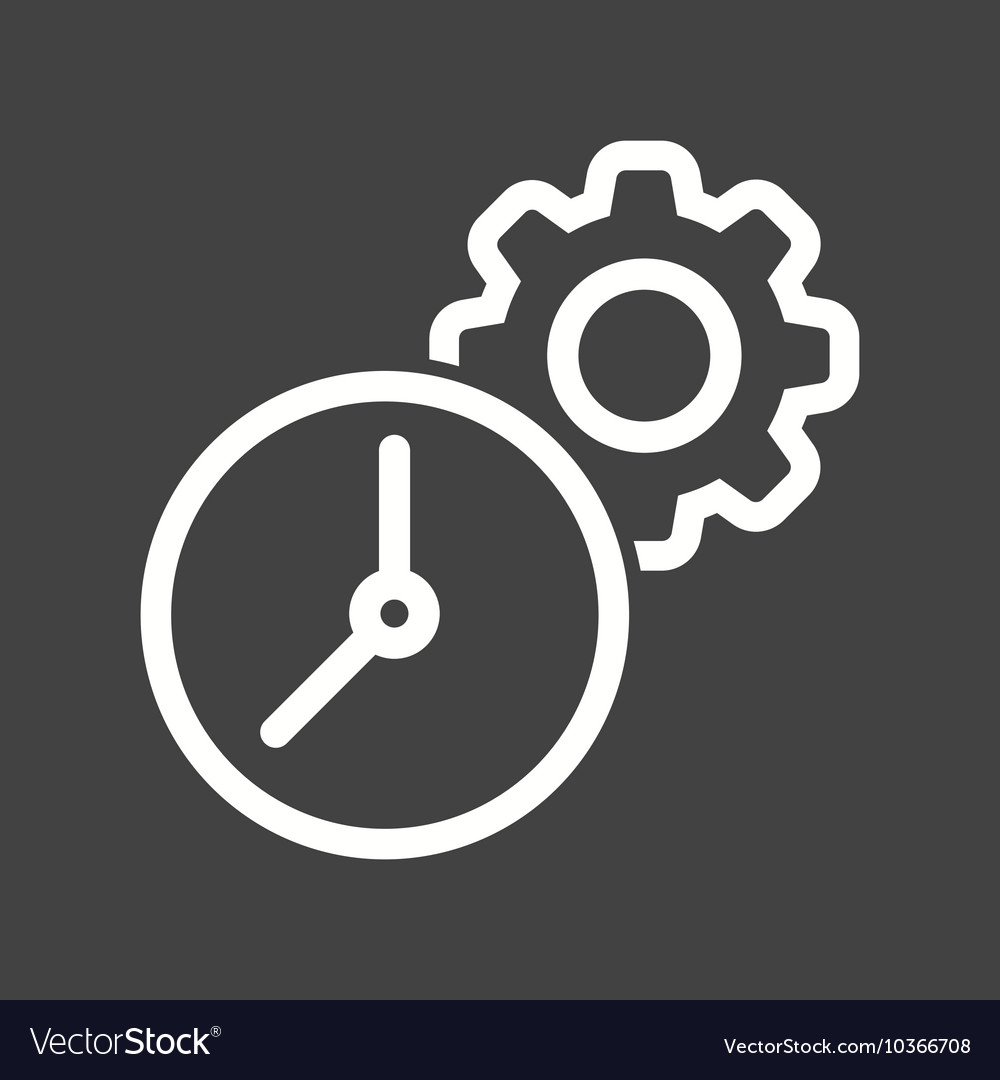 Time settings Royalty Free Vector Image - VectorStock