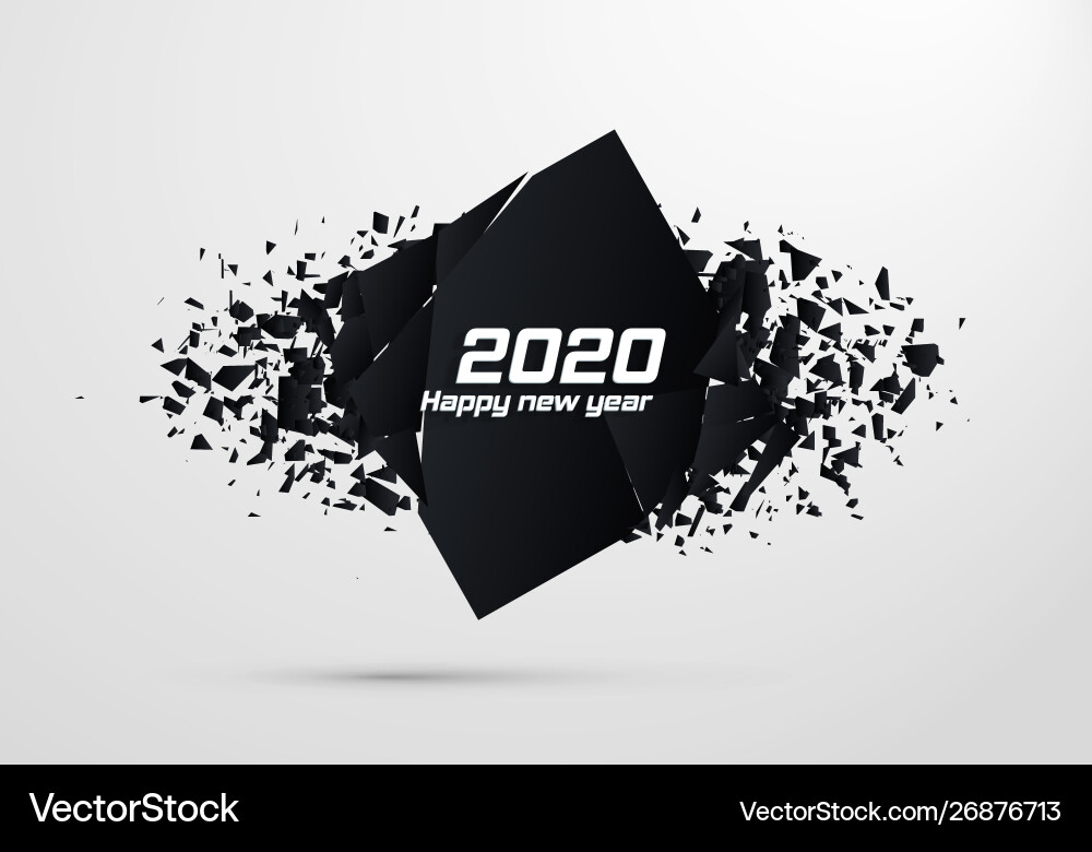 Happy new year Royalty Free Vector Image - VectorStock