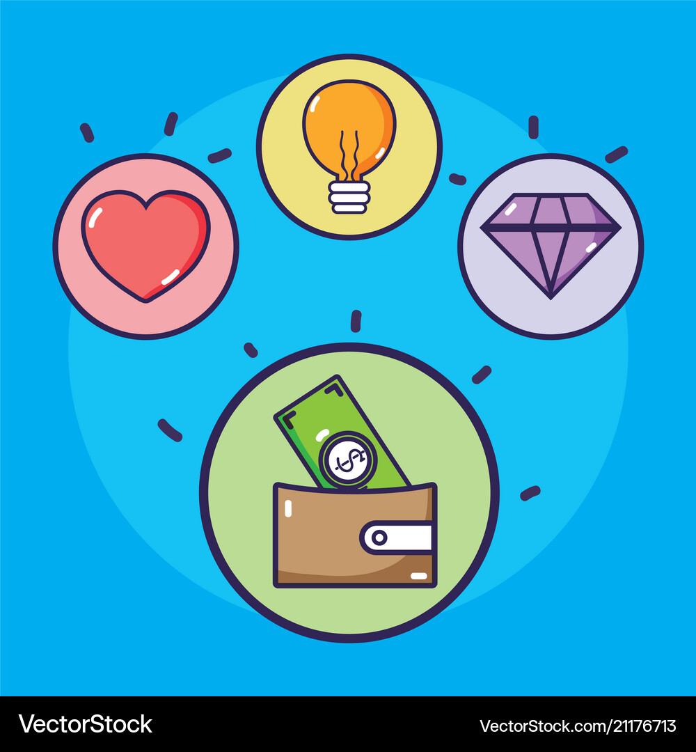 Money And Investing Royalty Free Vector Image Vectorstock