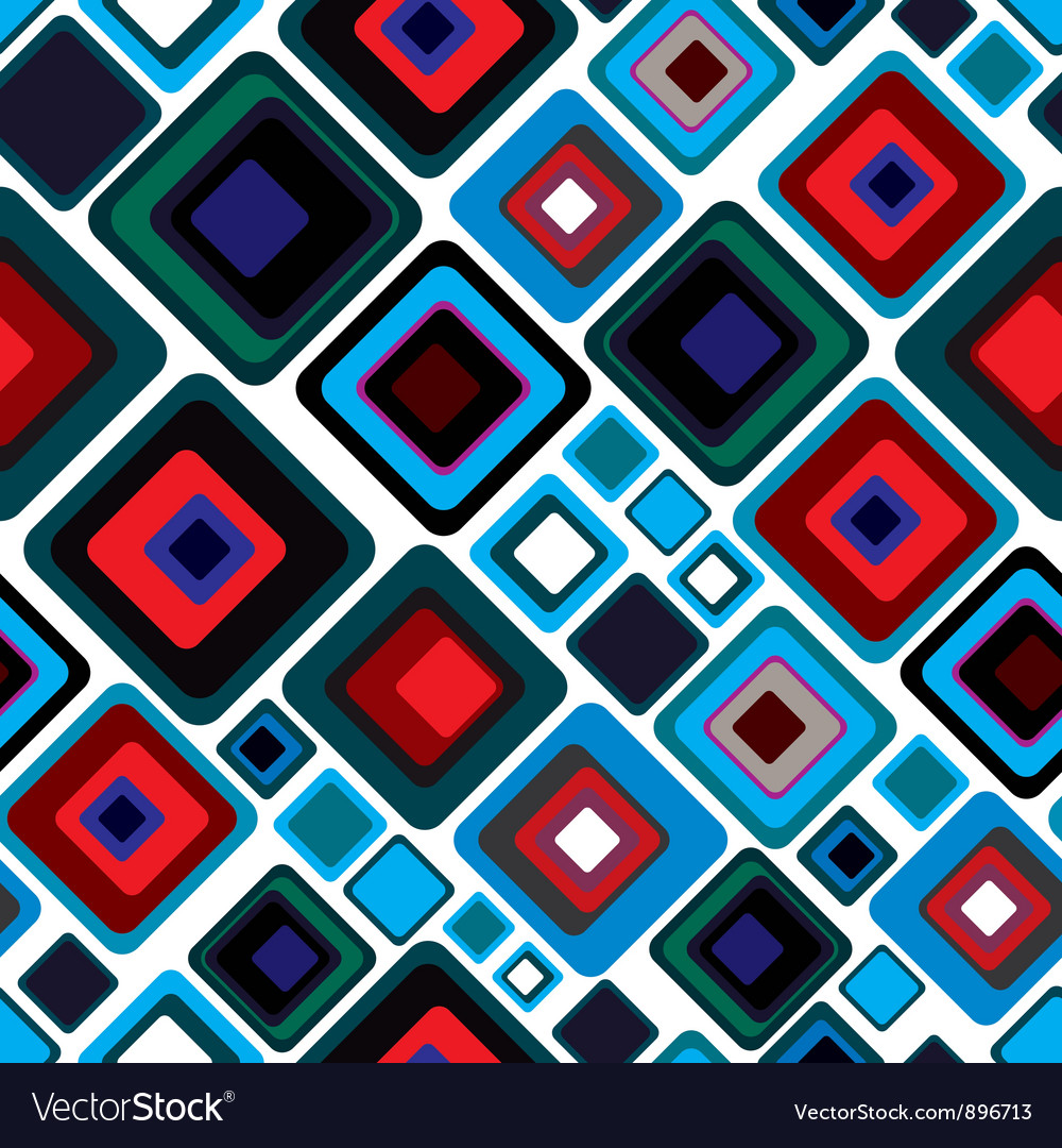 Retro style seamless pattern Royalty Free Vector Image