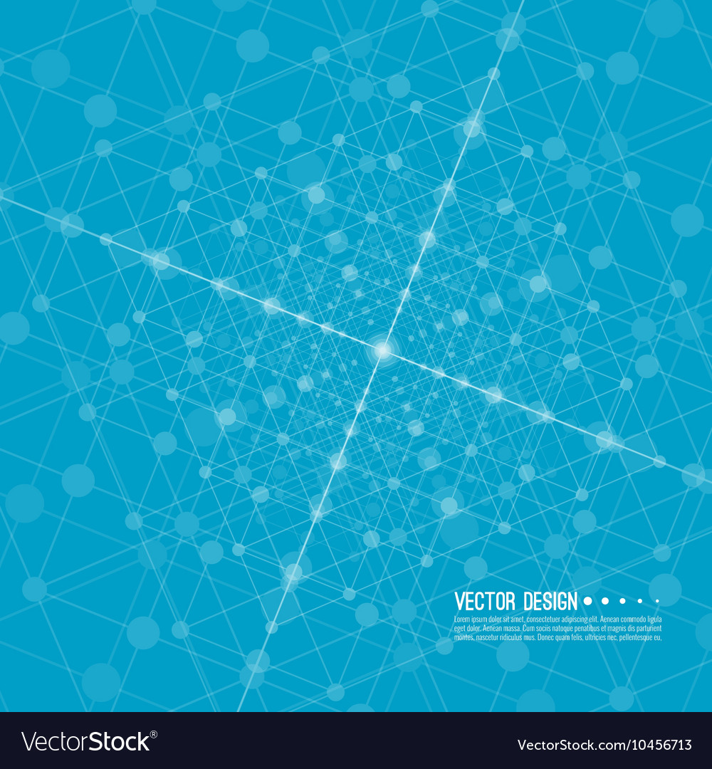 Virtual abstract background Royalty Free Vector Image