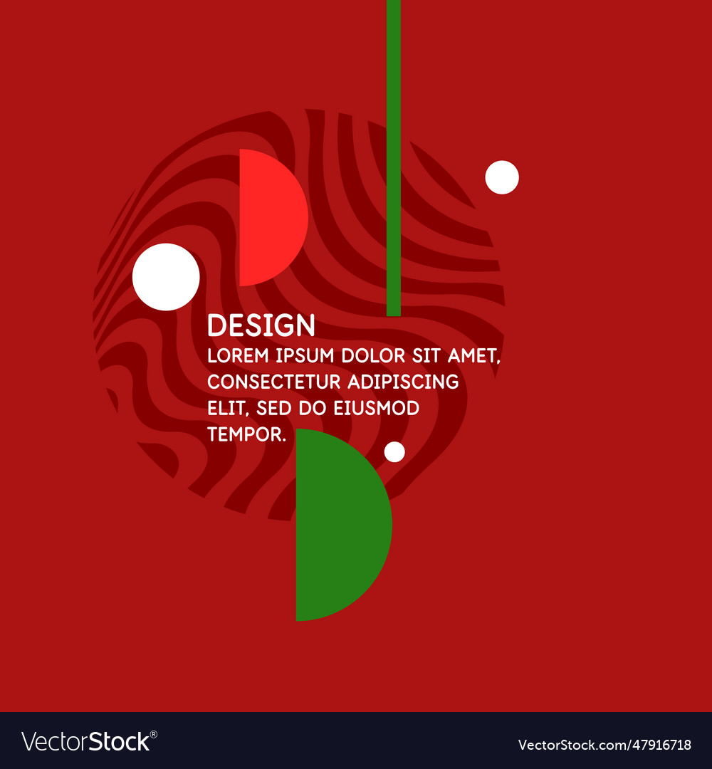 Abstract background with simple elements an image Vector Image