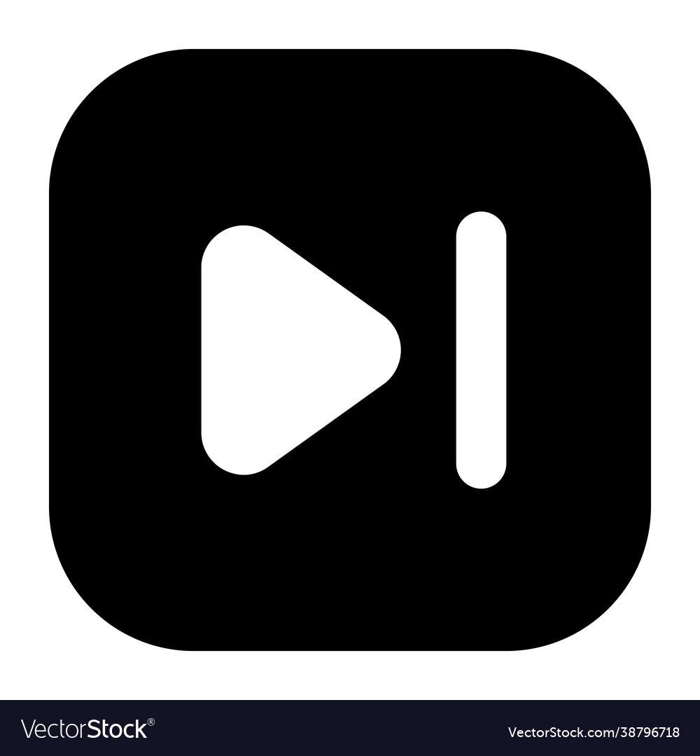 Play button Royalty Free Vector Image - VectorStock