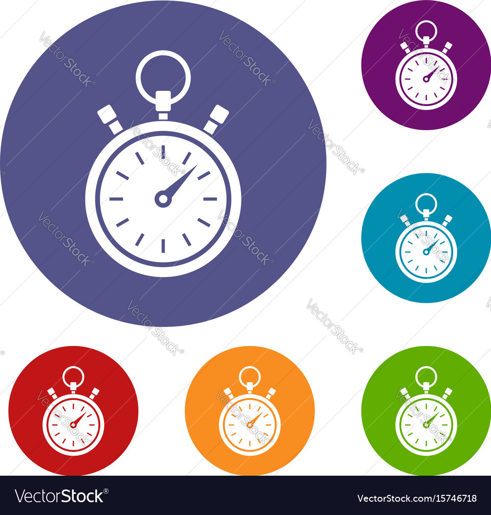 Stopwatch icons set Royalty Free Vector Image - VectorStock Stopwatch icons set Royalty Free Vector Image - VectorStock