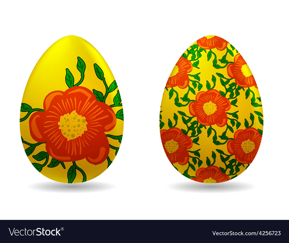 Easter eggs Royalty Free Vector Image - VectorStock