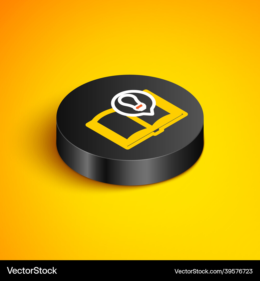Isometric line interesting facts icon isolated Vector Image