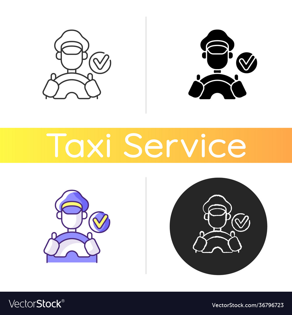 Verified drivers icon Royalty Free Vector Image