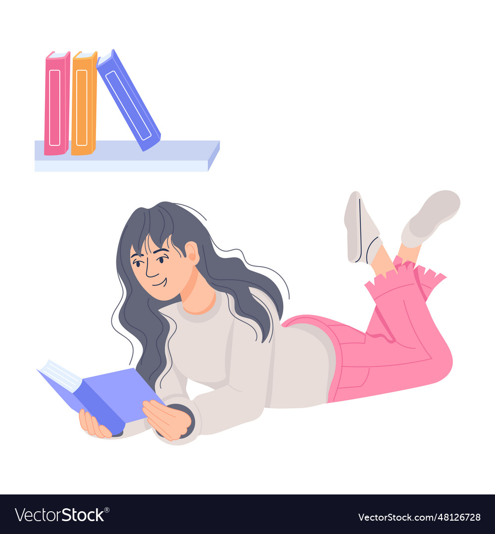 Book study Royalty Free Vector Image - VectorStock